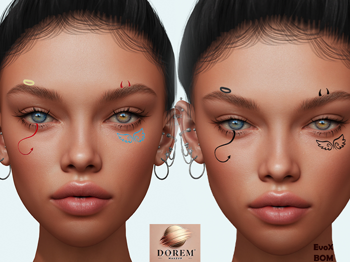 Second Life Marketplace - **DOREM BEAUTY** angel&devil-bom-evox