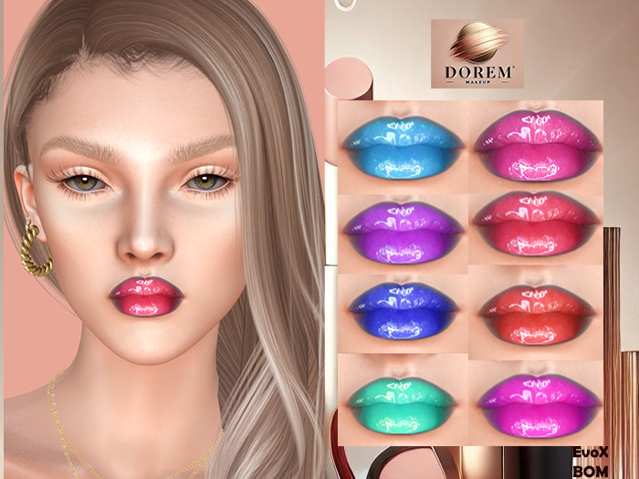 Second Life Marketplace - **DOREM BEAUTY**lipgloss-lel Evox