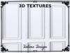 Second Life Marketplace - 3D TEXTURES + PBR White molding wood panels ...