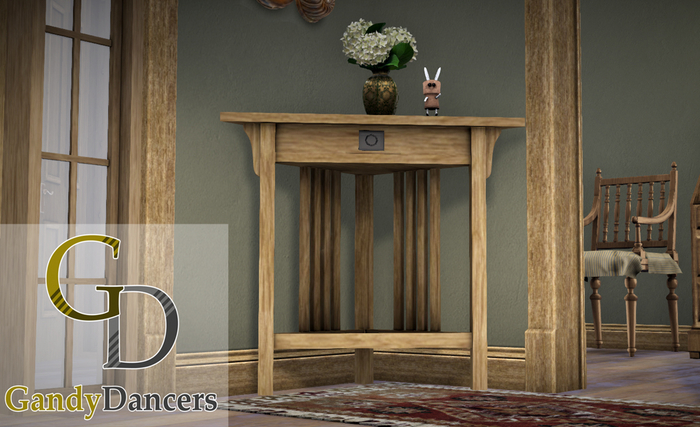 Second Life Marketplace - Craftsman Corner Table - Gandy Dancers