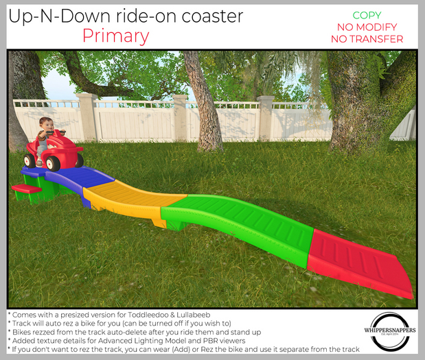 Second Life Marketplace - ! Whippersnappers ! - Up-N-Down RideOn ...