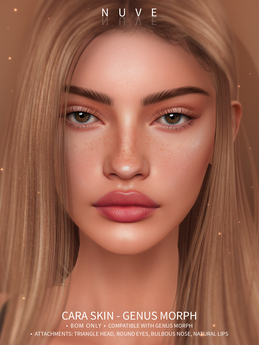 Second Life Marketplace - Nuve. Cara skin Midnight - Genus MORPH