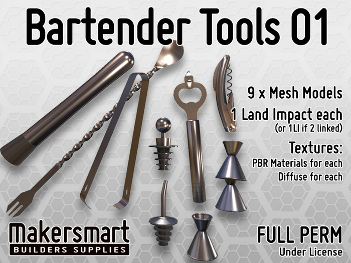 Second Life Marketplace - Makersmart: Bartender Tools 01