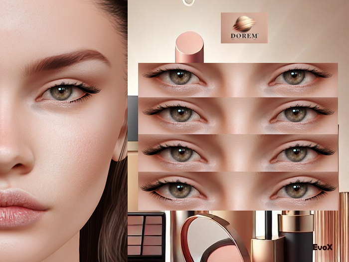 Second Life Marketplace - **DOREM BEAUTY** Garig Eyelashes--evox