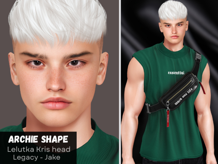 Second Life Marketplace - -[Stanley] Archie Shape Kris - Lelutka Kris ...