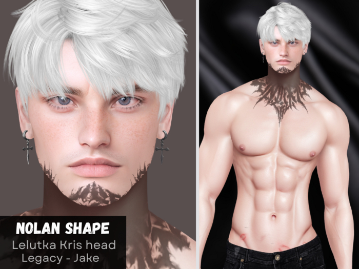 Second Life Marketplace - -[Stanley] Nolan Shape Kris - Lelutka Kris ...