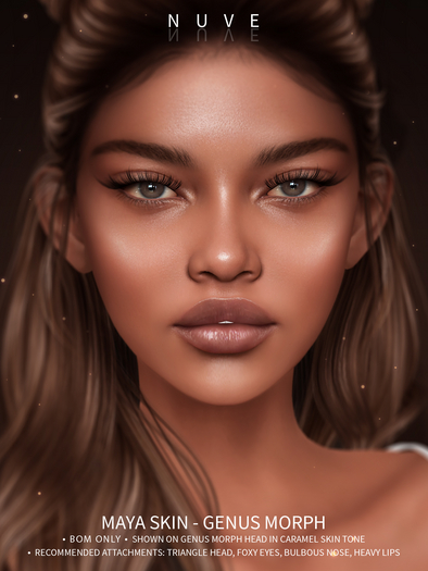 Second Life Marketplace - Nuve. Maya skin Vermillion - Genus MORPH