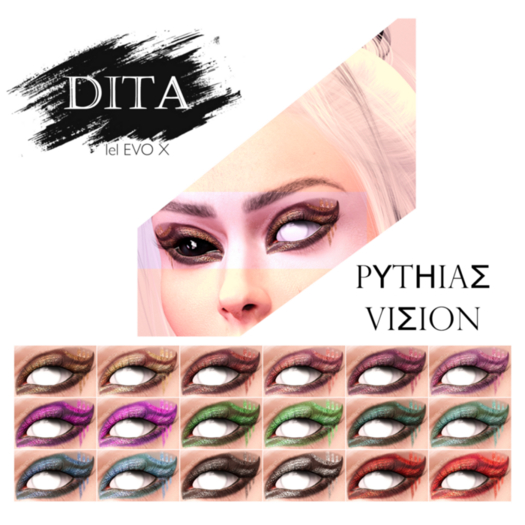 Second Life Marketplace - DITA - Pythias Vision Eyeshadow - LeLUTKA Evo X