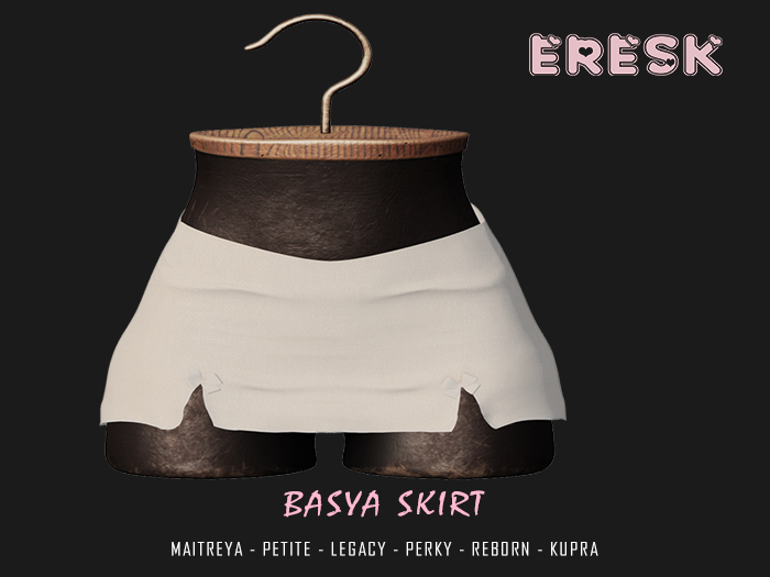 Second Life Marketplace - Eresk :: Basya Skirt White (ADD)
