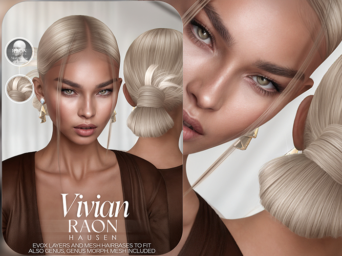 Second Life Marketplace - RAON l Vivian Hairstyle (Strands)