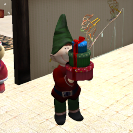 Second Life Marketplace - Elf Christmas with gift box rotate