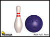 Second Life Marketplace - Meshuga Bowling Ball & Pin FULL PERM MESH
