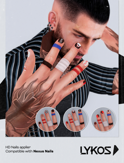 Second Life Marketplace - [LYKOS] Galactic Nails HD // Nexus