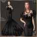 Second Life Marketplace - SAS - Idiko Black Gown (LaraX & MB)