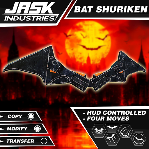 Second Life Marketplace - JASK INDUSTRIES - Bat Shuriken 22
