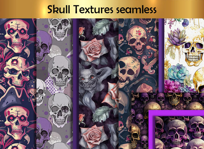 Second Life Marketplace - Skull Textures A