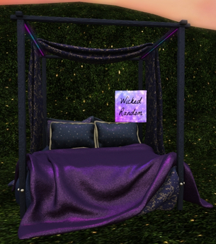 Second Life Marketplace - [Kres] Bewitched Bedroom - Bed - PG - RARE