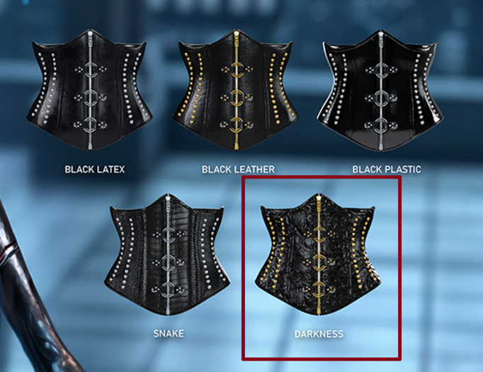 Second Life Marketplace - +ABYSSAL>> EVER CORSET >> PBR MATERIALS DAKNESS