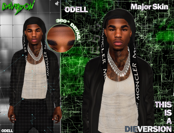 Second Life Marketplace - /DV/ Major Skin (Odell)