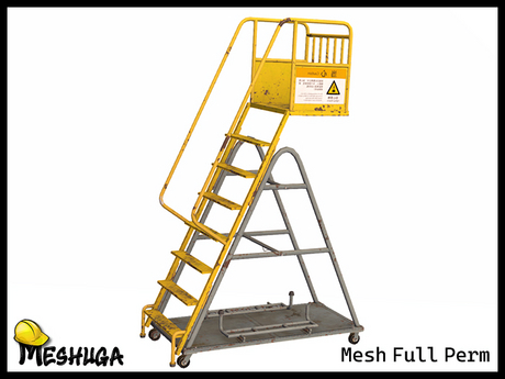 Second Life Marketplace - Meshuga Extension Ladder FULL PERM MESH