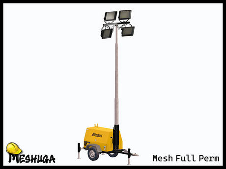 Second Life Marketplace - Meshuga Light Tower FULL PERM MESH