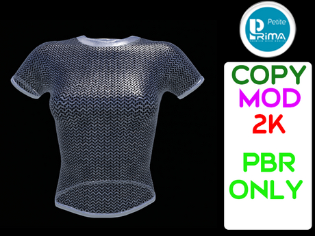 Second Life Marketplace - T-Shirt-02- Mithril Chainmail-MOD