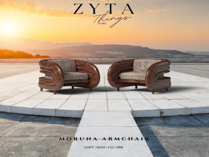 Second Life Marketplace - ZYTA. Moruna Armchair