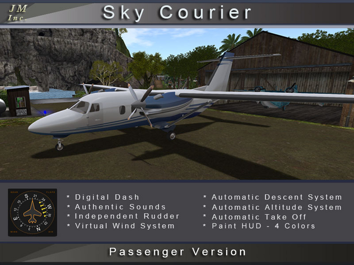 Second Life Marketplace - JM-Sky Courier-Passenger V1.0