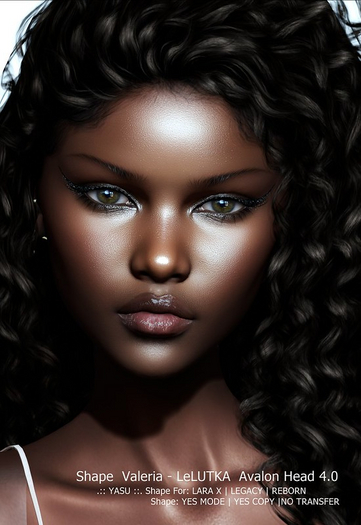 Second Life Marketplace - Shape Valeria - LeLUTKA Avalon Head