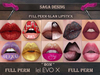 Second Life Marketplace - SaGa Design Full Perm GLAM LIPSTICK SET ''BOM ...