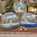 Second Life Marketplace - . tiptoes - Retro Snow Globe - Winter Snowman