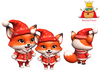 Second Life Marketplace - Meshed Potato - Christmas Fox Full Perm