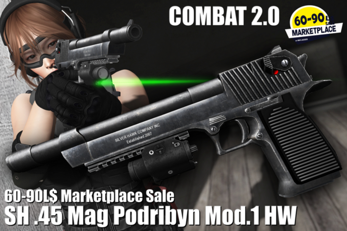 Second Life Marketplace - SH .45 Mag Podribyn Mod.1 HW F (Unpack ...