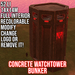Second Life Marketplace - [Echelon] // Concrete Watchtower Bunker