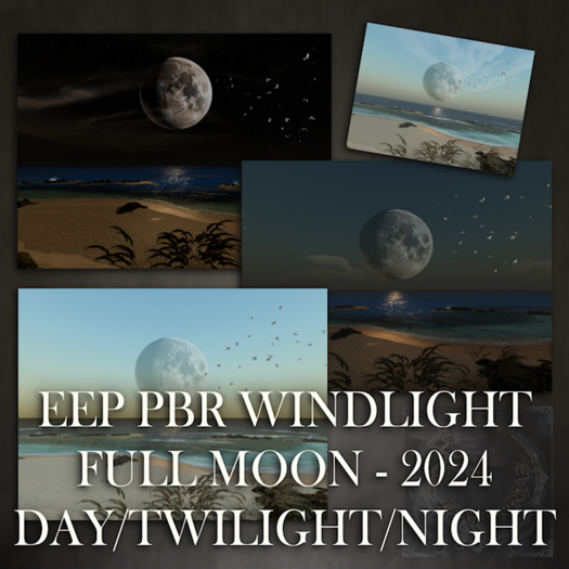 Second Life Marketplace - [EN] FULL MOON PACK - N / E / S / W - 36 ...