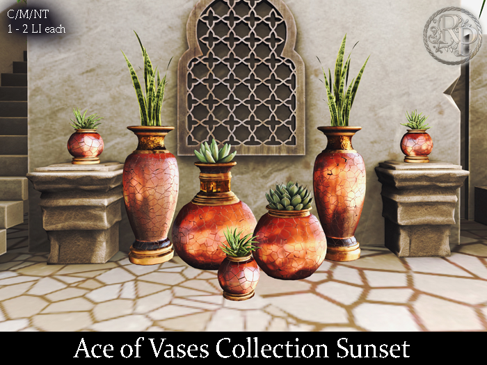 Second Life Marketplace - (RP) Ace of Vases Collection Sunset