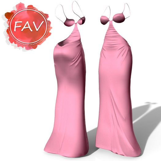 Second Life Marketplace - Pink Cup Gown Reborn