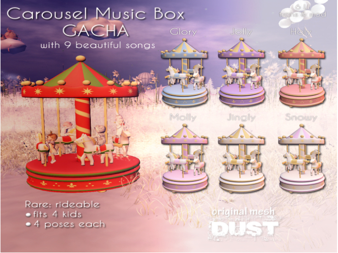 Second Life Marketplace - DUST: Carousel Music Box Molly