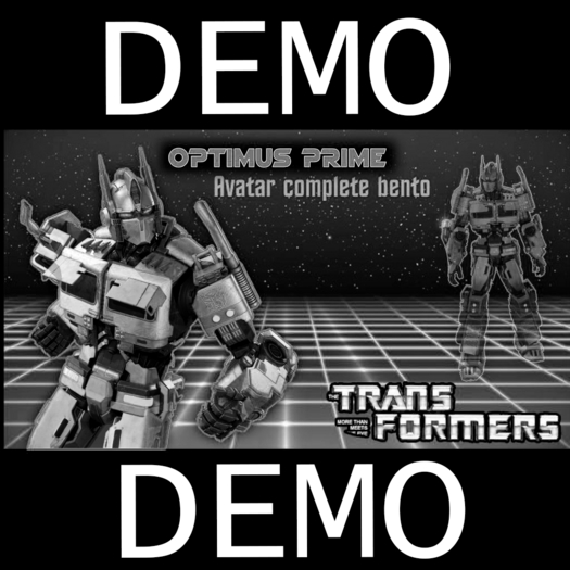 Second Life Marketplace - ~HW Creations Optimus Prime G1 Cosplay DEMO