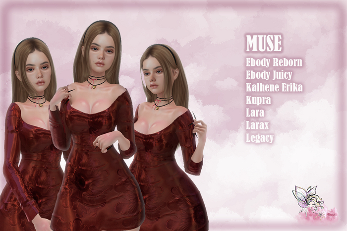 Second Life Marketplace - [MUSE] Gift Christmas Dress