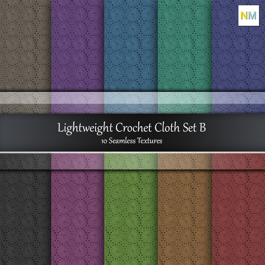 Second Life Marketplace - Lightweight Crochet Cloth Set B