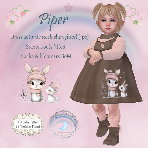 Second Life Marketplace - OUD Piper Peach TDB, BBT