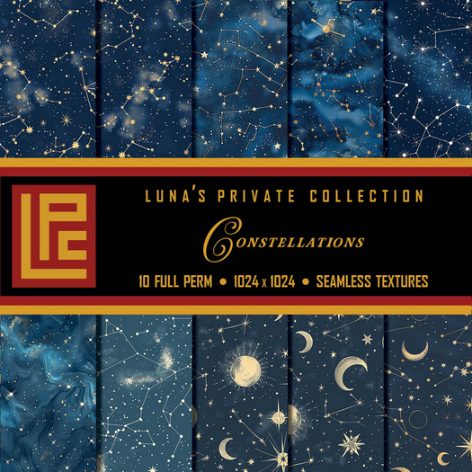 Second Life Marketplace - LPC Constellations Seamless Full Perm Textures