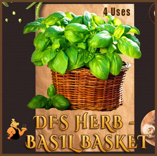 Second Life Marketplace - DFS Herb - Basil Basket (Actual Item)