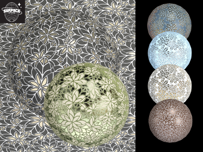 Second Life Marketplace - PBR Flower Wallpaper