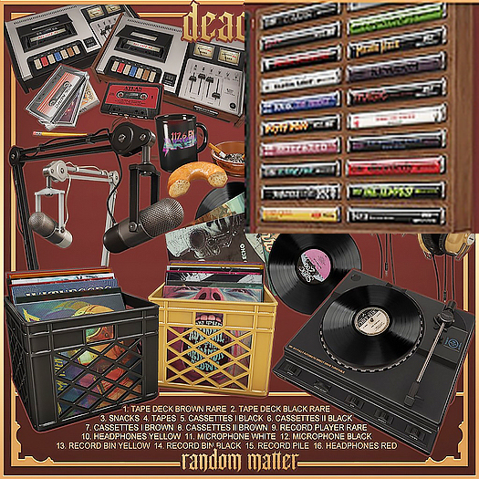 Second Life Marketplace - 8. Random Matter - Dead Air - Cassettes [II ...