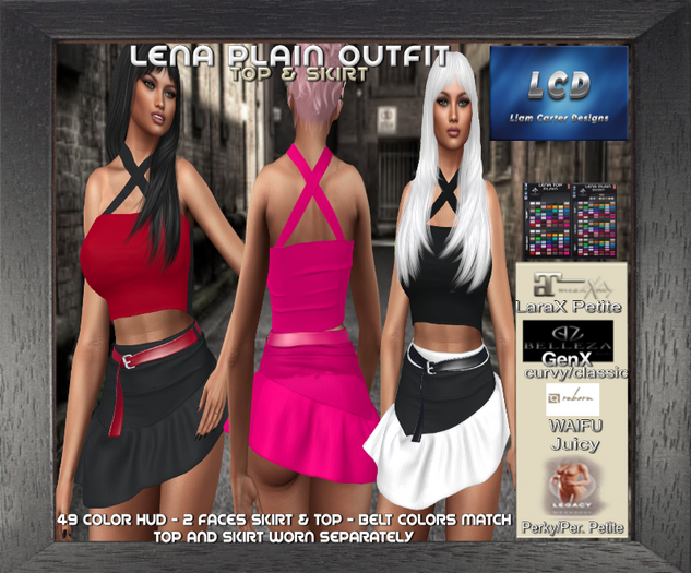 Second Life Marketplace - LCD Lena Outfit Plain