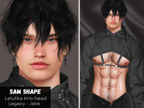 Second Life Marketplace - -[Stanley] Sam Shape Kris - Lelutka Kris Head ...