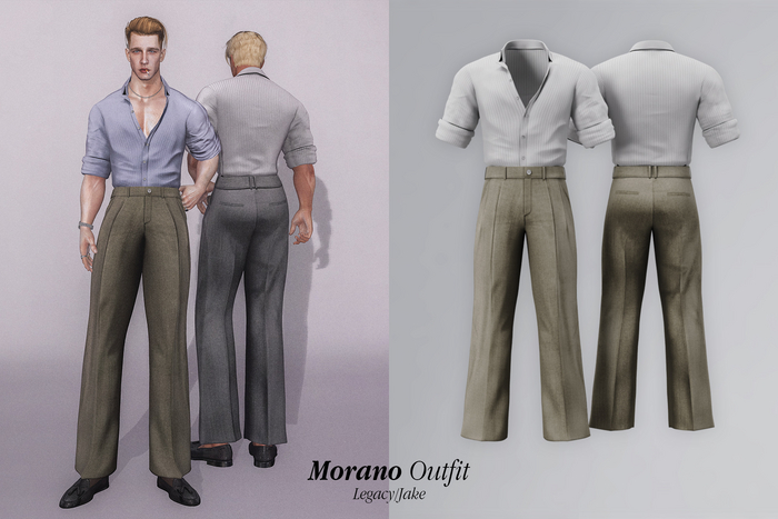 Second Life Marketplace - KLN SZN - Morano Outfit Taupe