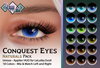 Second Life Marketplace - .: GL :. Conquest Eyes NATURALS [ Applier LEL ...